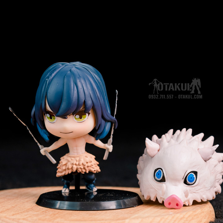Mô Hình Nhân Vật Figure Chibi Inosuke - Kimetsu No Yaiba Giá Tốt