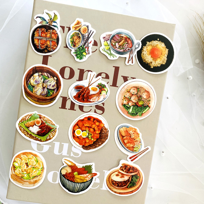 Bán Bộ Sticker Đồ Ăn Đẹp Giá Rẻ - [web]