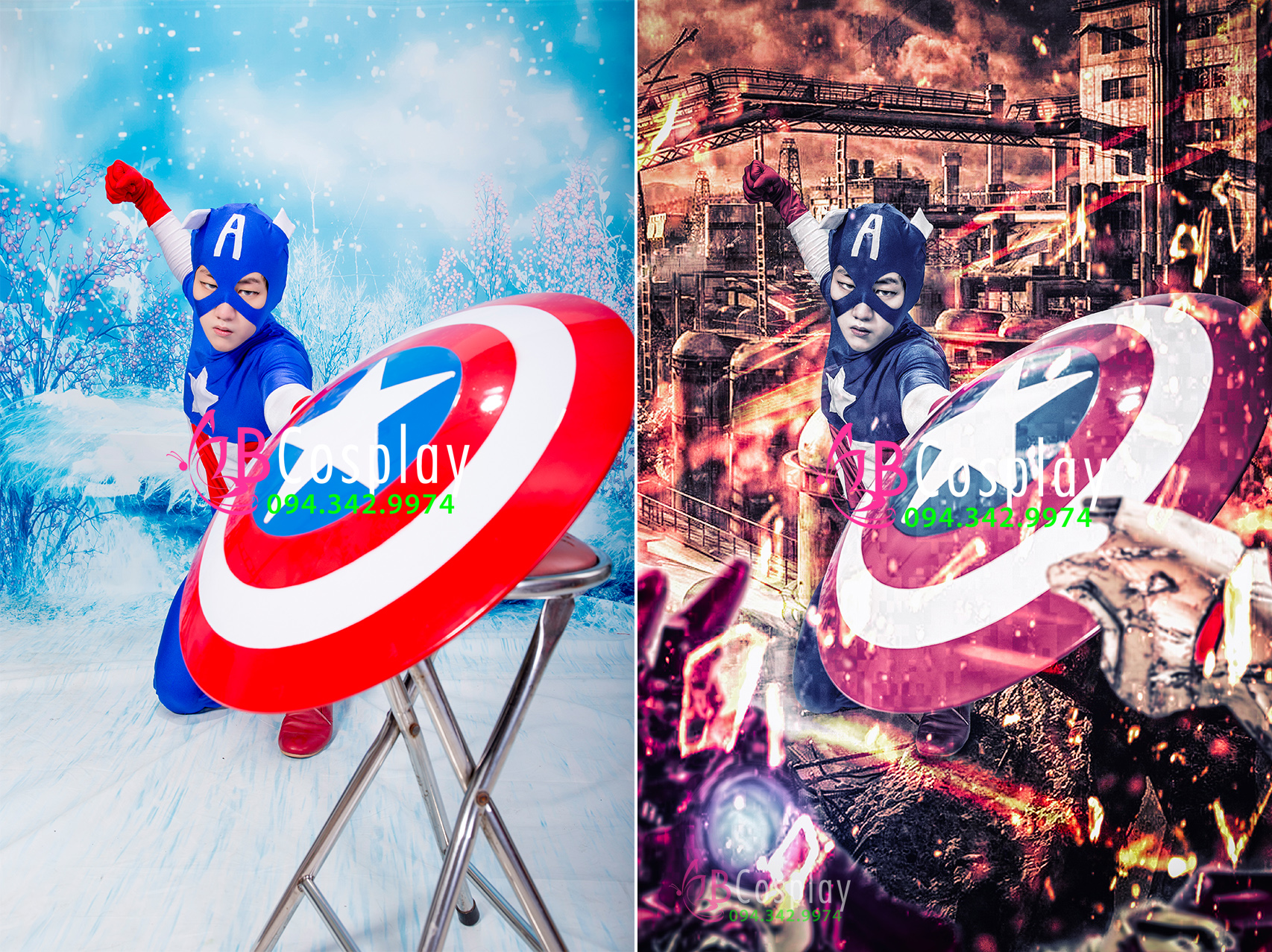 Khiên American Captain 2 Giá Tốt - BBCosplay.com