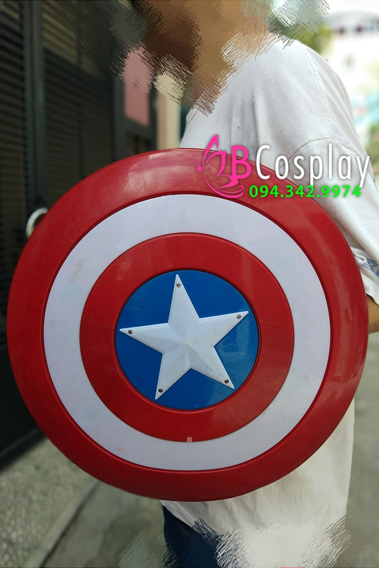 Khiên American Captain Bằng Nhựa 45Cm Giá Tốt - BBCosplay.com